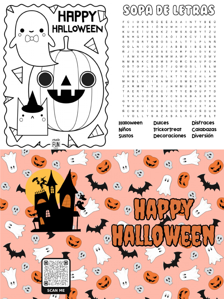 Libros de Colorear Halloween | PDF