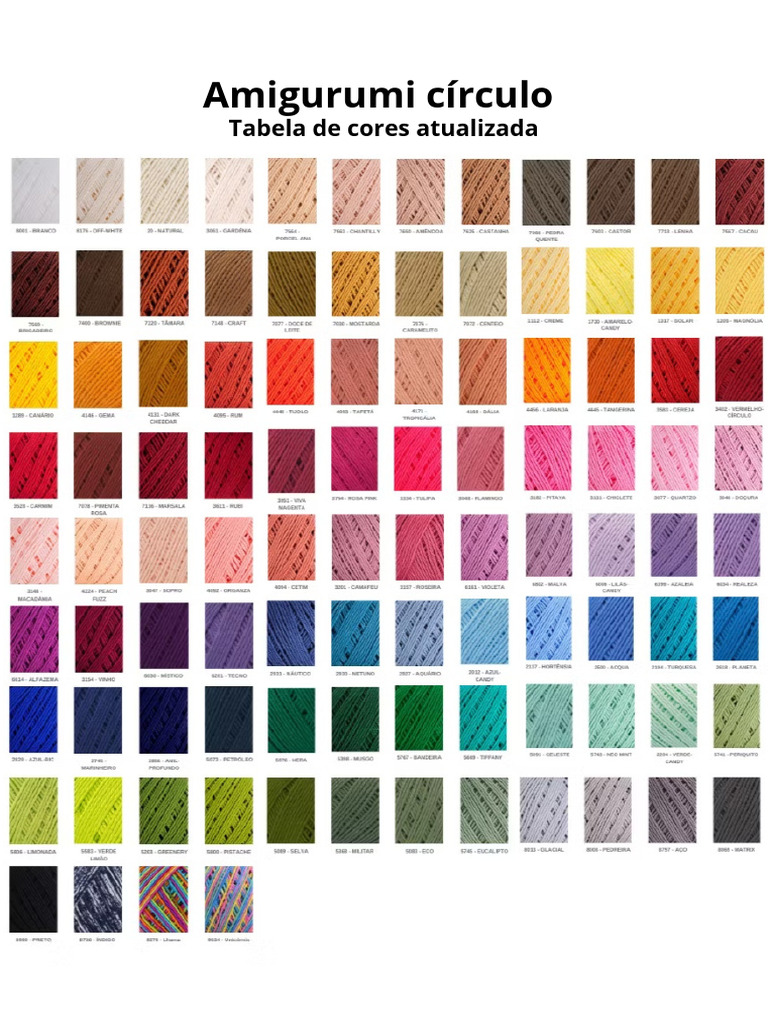 tabela de cores amigurumi círculo _20241011_205548_0000 | PDF