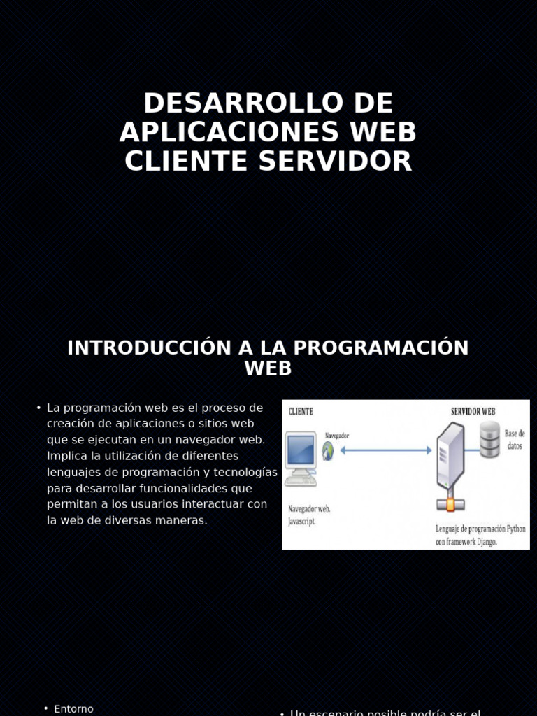 Desarrollo de Aplicaciones Web Cliente Servidor - 024557 | PDF