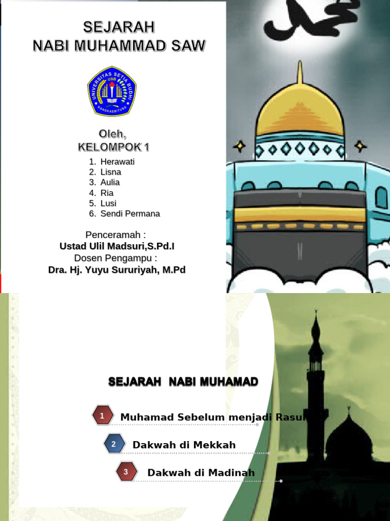 Sejarah Nabi Muhammad Kelompok 1 Pdf