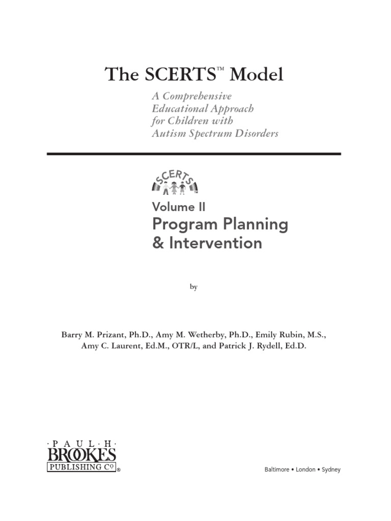 SCERTS VII Samples | PDF
