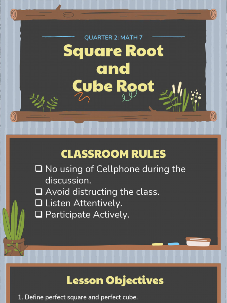 Square Root and Cube Root | PDF | Numbers | Square Root