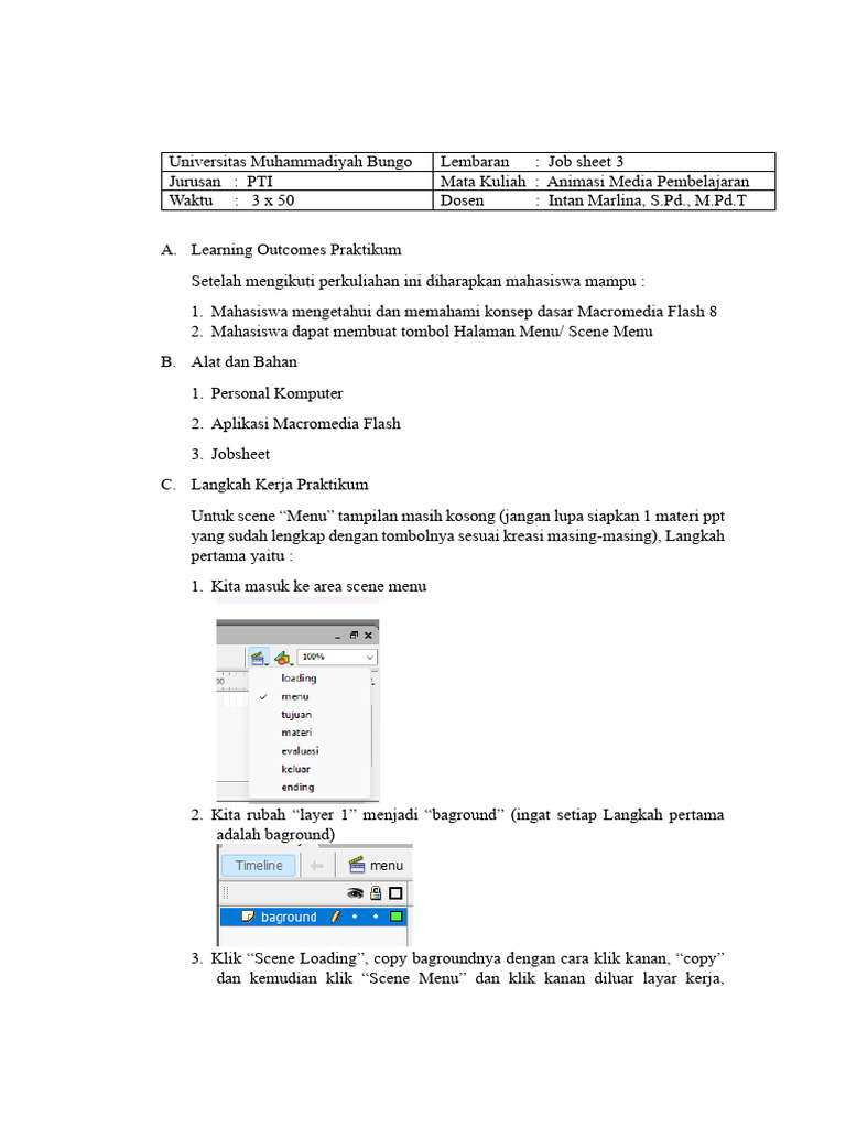 Job Sheet 3 | PDF