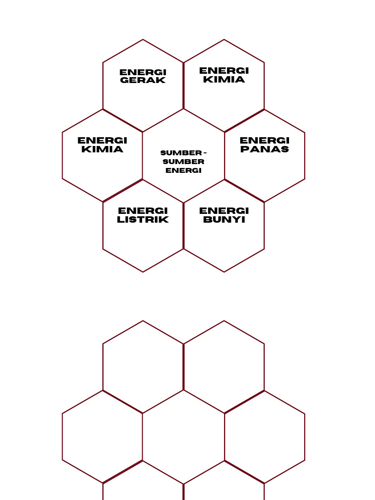 Red Modern Hexagon Diagram | PDF