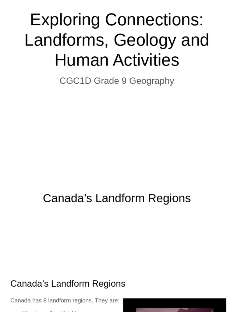 1.10.0 Canada's Landform Regions | PDF