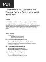 DBT Worksheet: Mastering "No" Skills | PDF | Dialectical Behavior ...