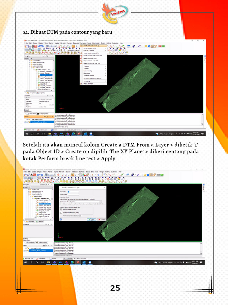 Save DTM File Surpac | PDF