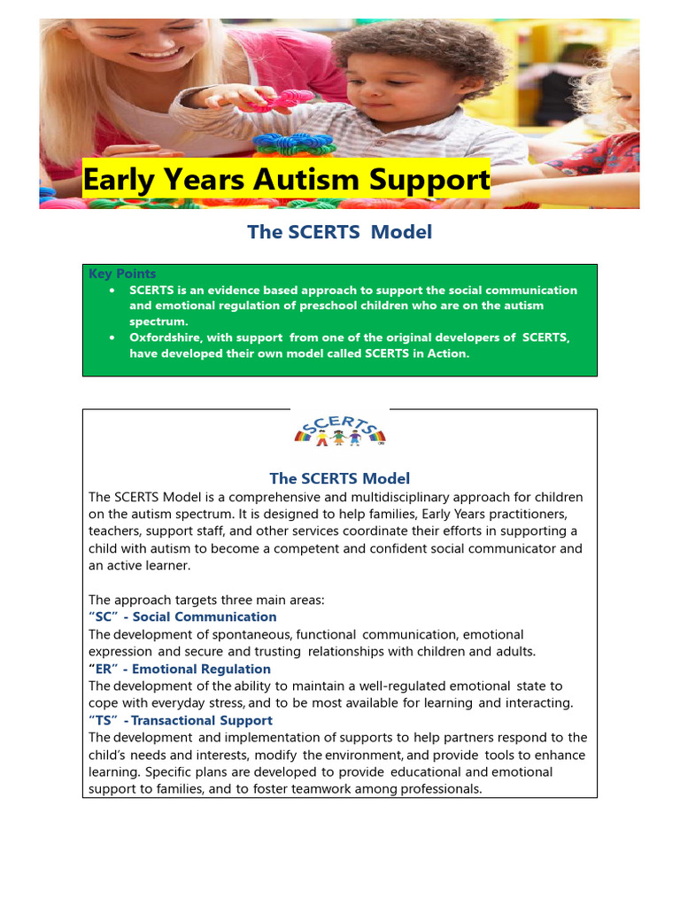 EYAutism Support SCERTS | PDF