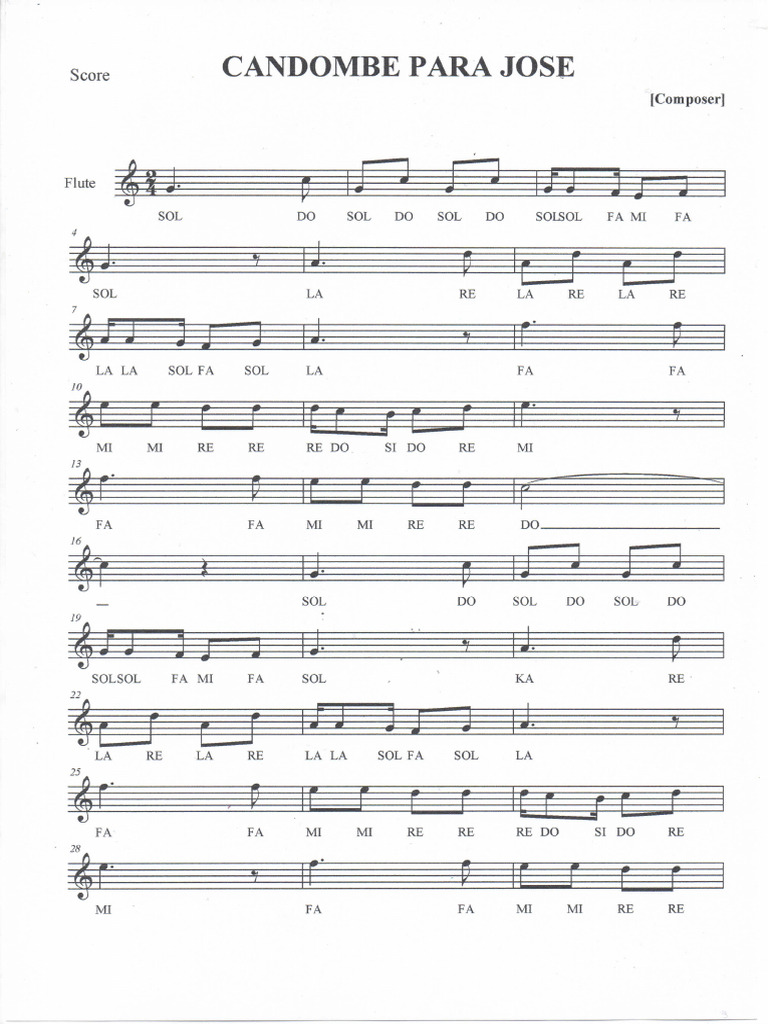 Candombe para Jose | PDF