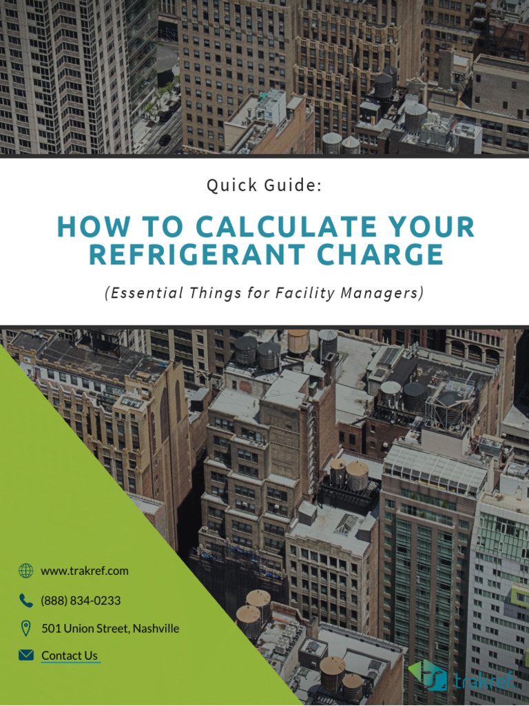 HVAC Refrigerant Charge Calculation Guide | PDF | Temperature ...