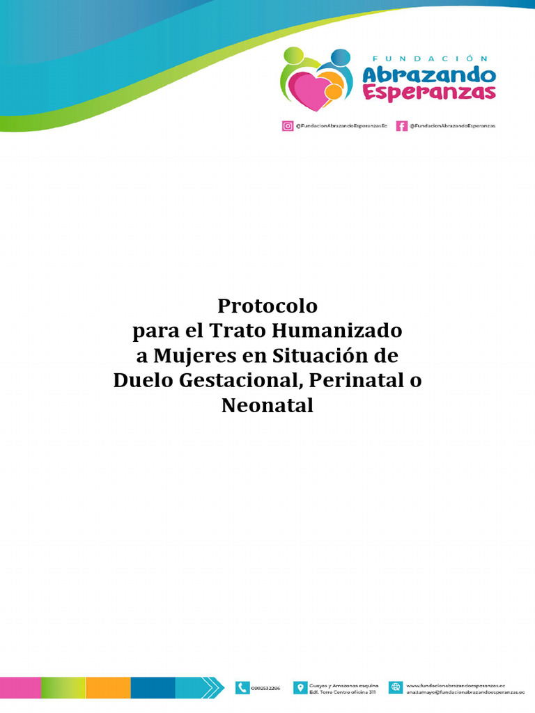 Guia - Protocolo Codigo Mariposa - Fundacion Abrazando Esperanzas | PDF