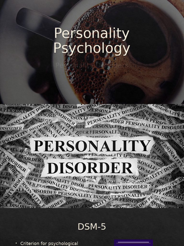 Personality Disorders | PDF