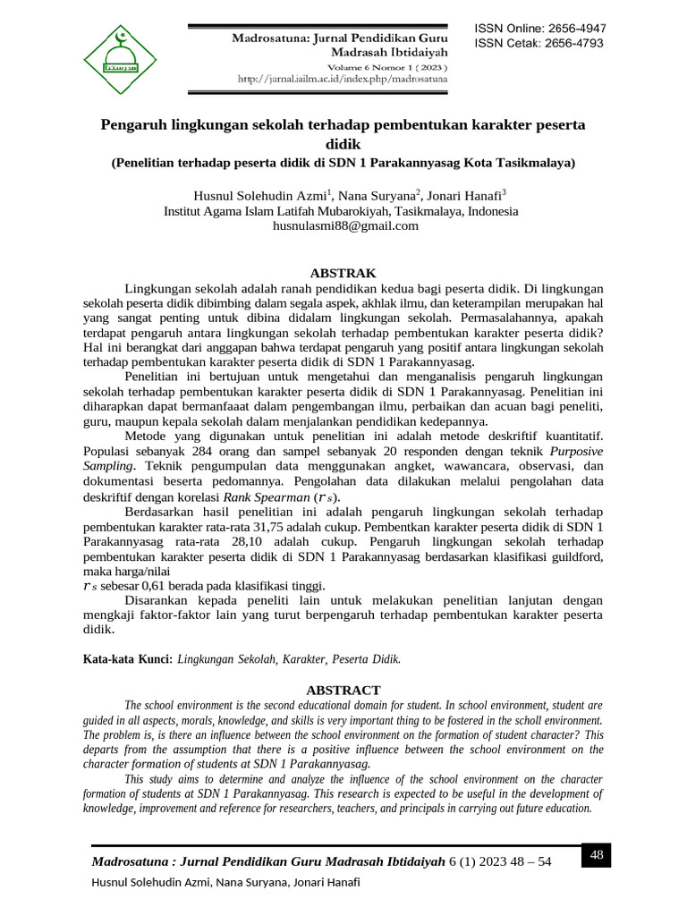 Contoh Jurnal | PDF
