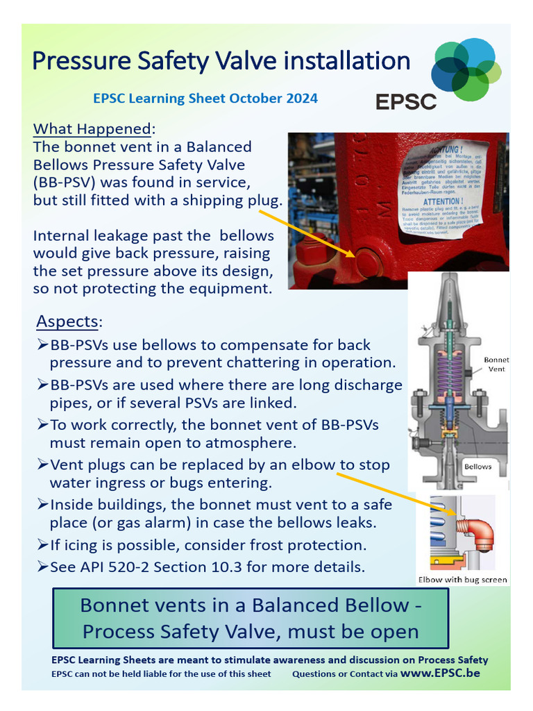 Balanced Bellow Pressure Safety Valve | PDF | Technology & Engineering