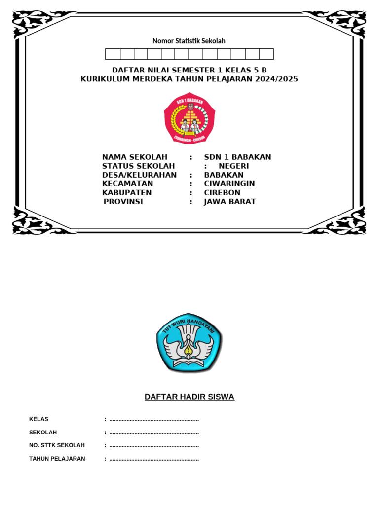 Cover Daftar Nilai Fadli | PDF