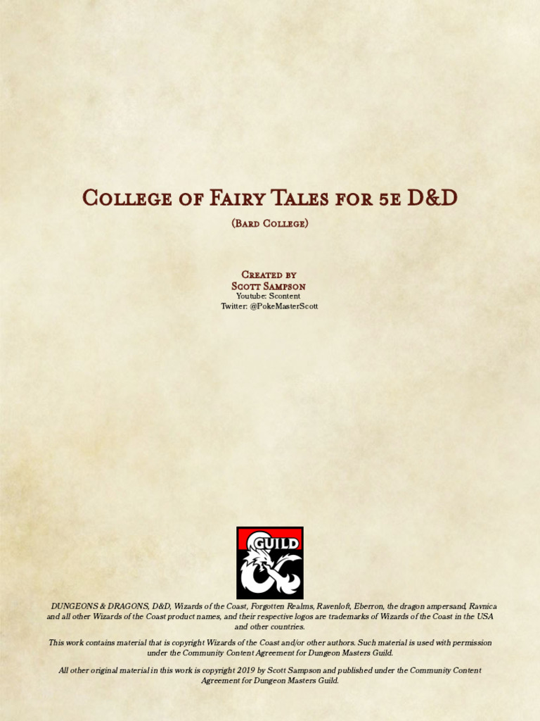 1415089-College of Fairy Tales (Bard College) | PDF