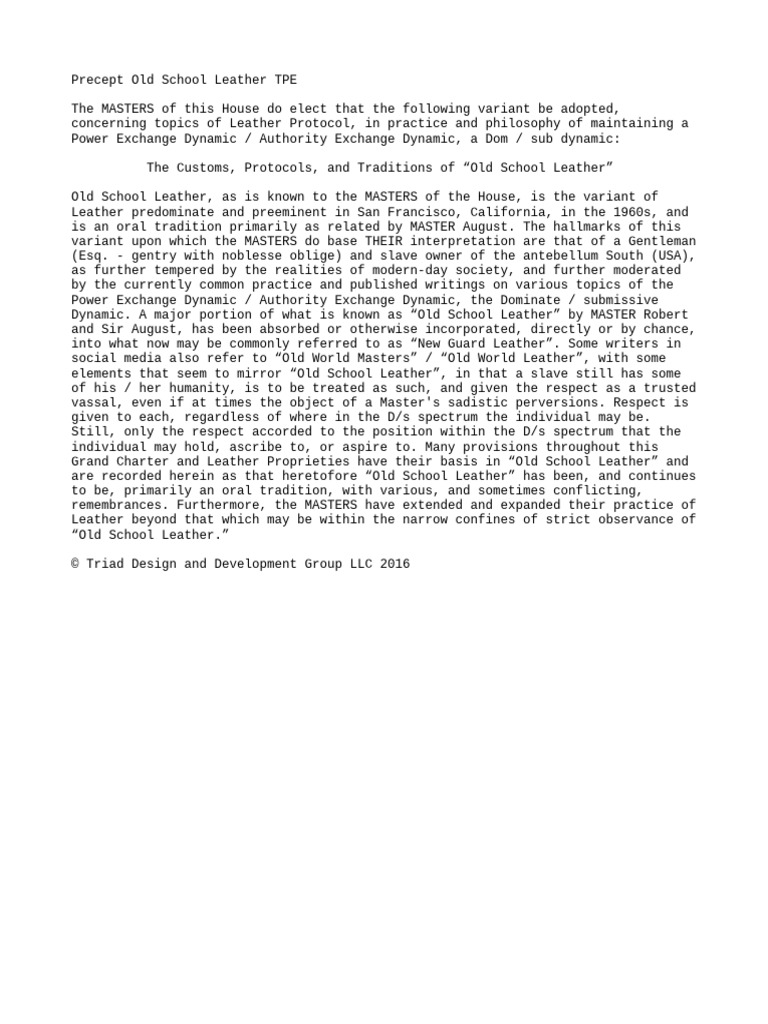 Precept Old School Leather TPE | PDF | Social Science | Philosophy