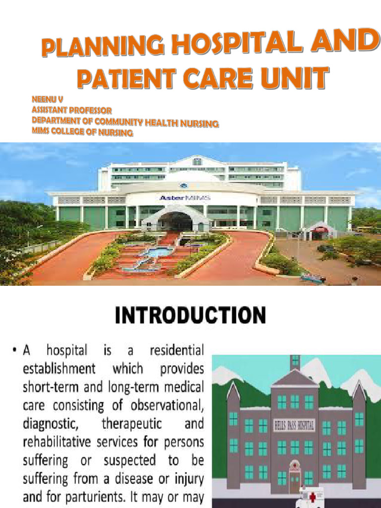 Planning Hospital and Patient Care Unit | PDF