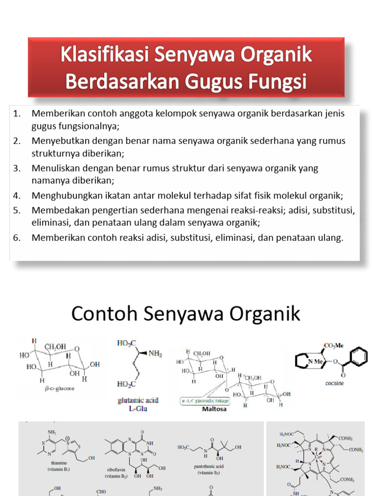 #3 Klasifikasi Senyawa Organik Berdasarkan Gugus Fungsi | PDF