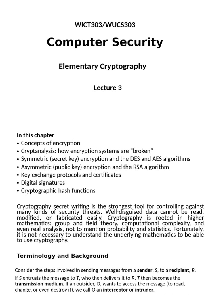 CS Lecture 3 | PDF