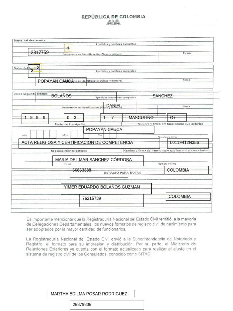 Circular 024 Nuevo Formato de Registro C | PDF