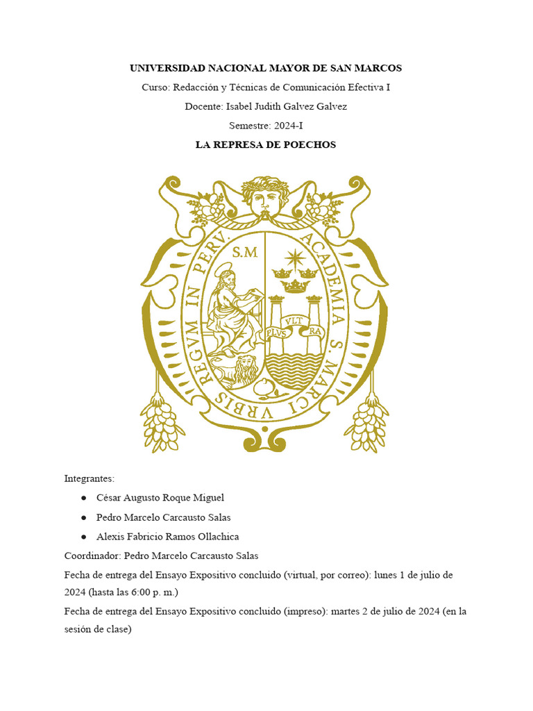 La Represa de Poechos.docx | PDF