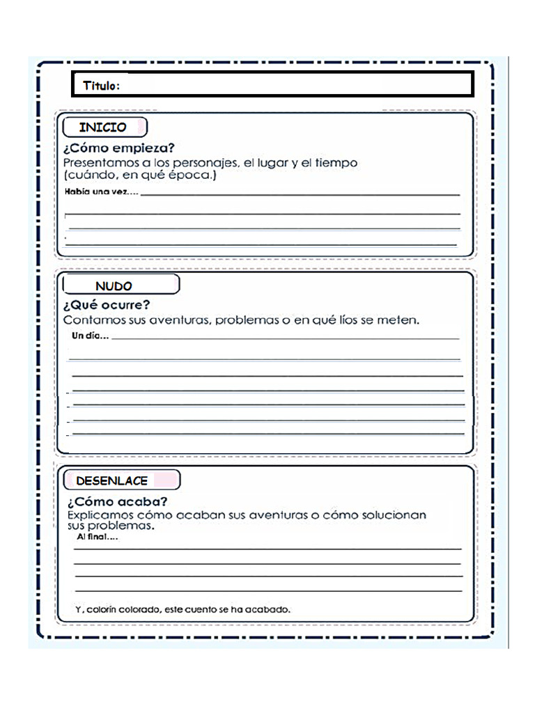 Ficha Mi Primer Borrador | PDF