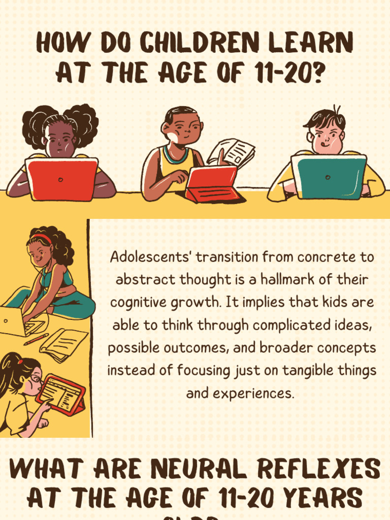How do children learn at the age of 11-20 | PDF