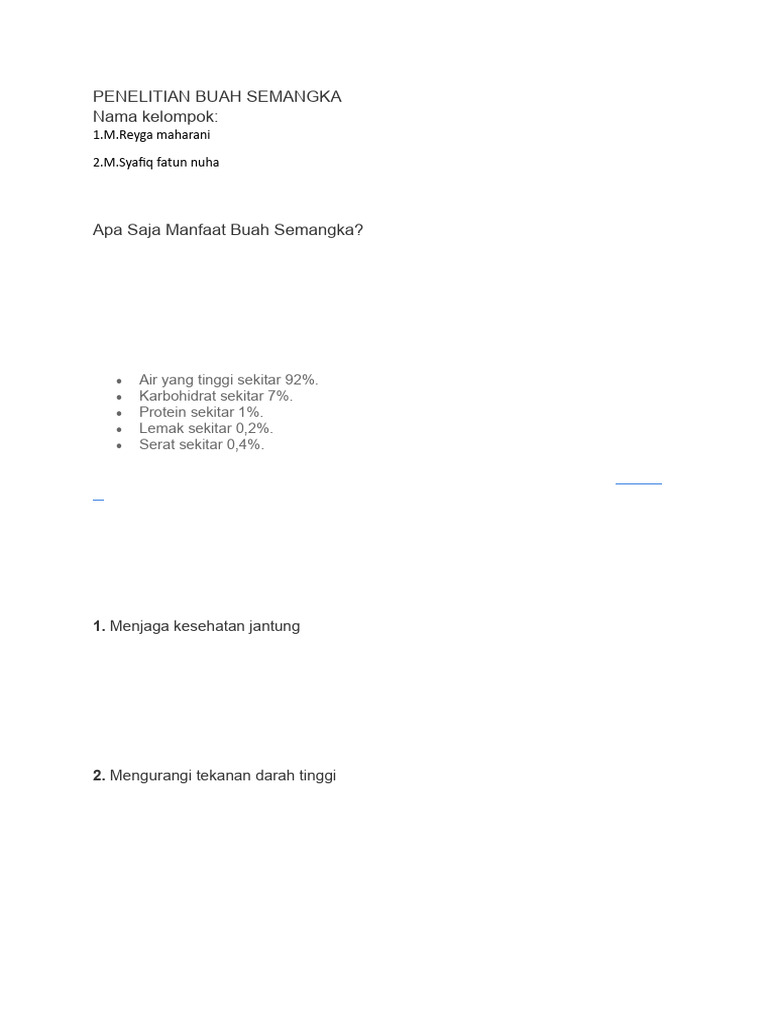 Contoh Hasil Riset | PDF | Essential Nutrients | Science & Mathematics