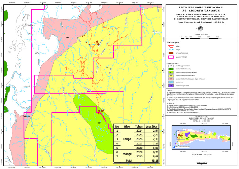 Peta Rencana Reklamasi | PDF