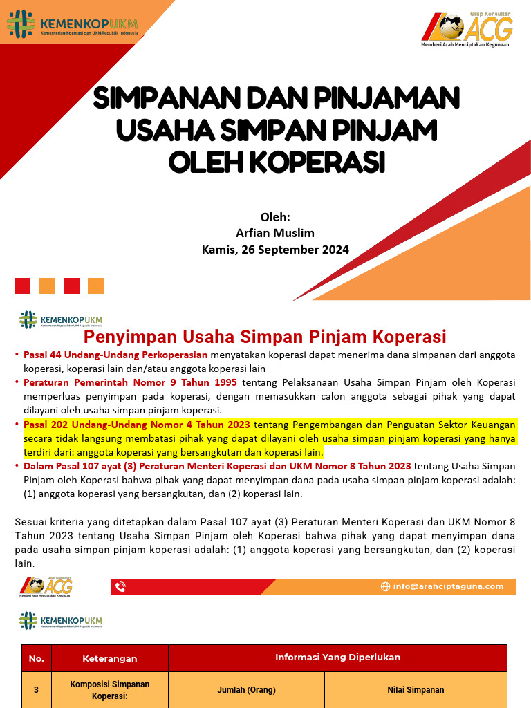 Verifikasi Pinjaman Dan Simpanan Koperasi | PDF
