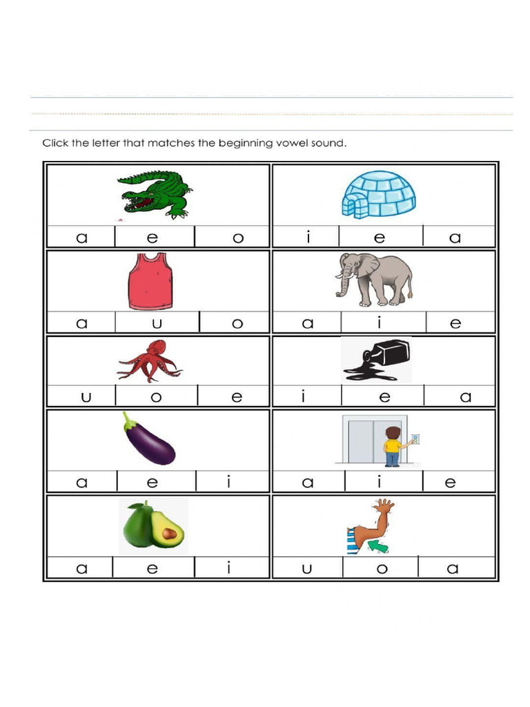 ACTIVITY ADDITION AND VOWELS LETTER | PDF