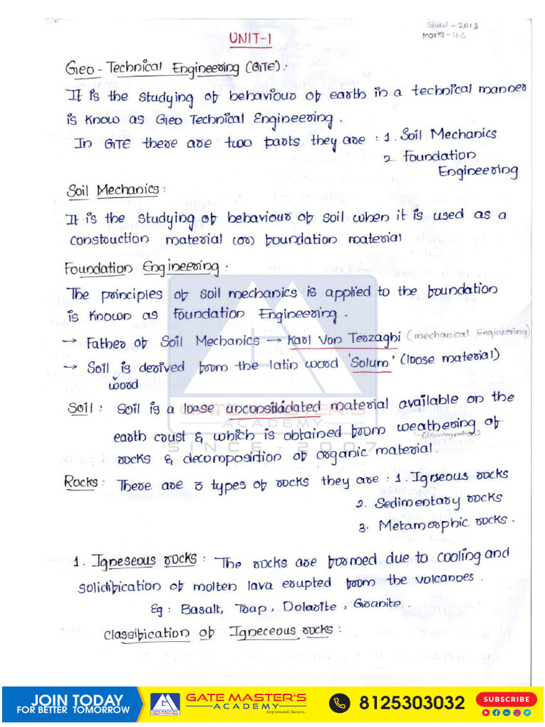 GTE Class Notes 2022 TA | PDF