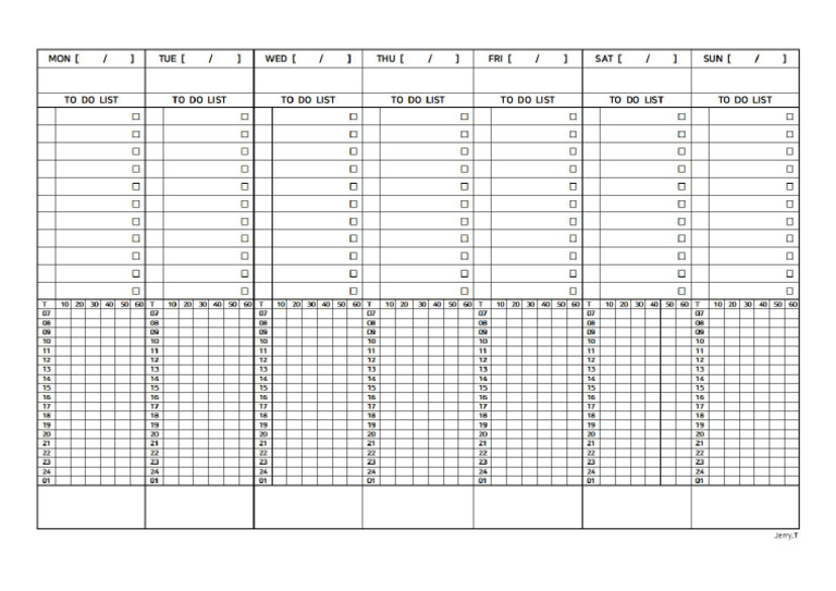 Jerry.T Planner | PDF
