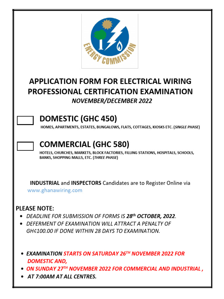 Novdec 2022 Application Forms | PDF