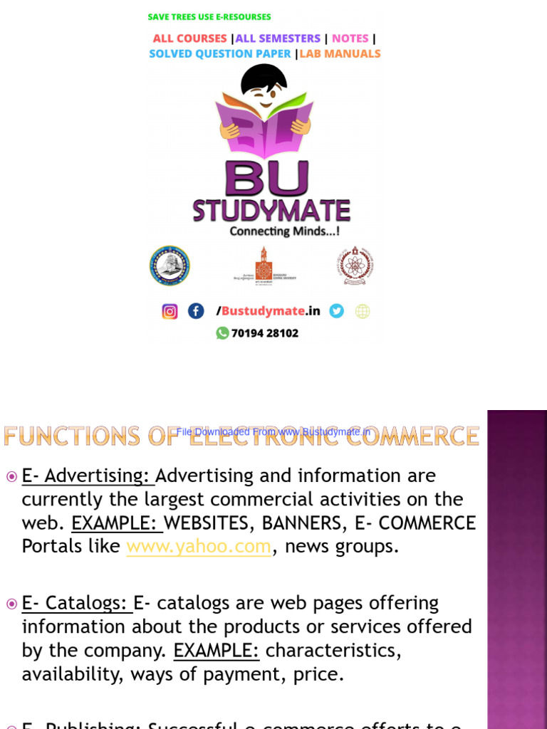 E Business Chapter 1 | PDF