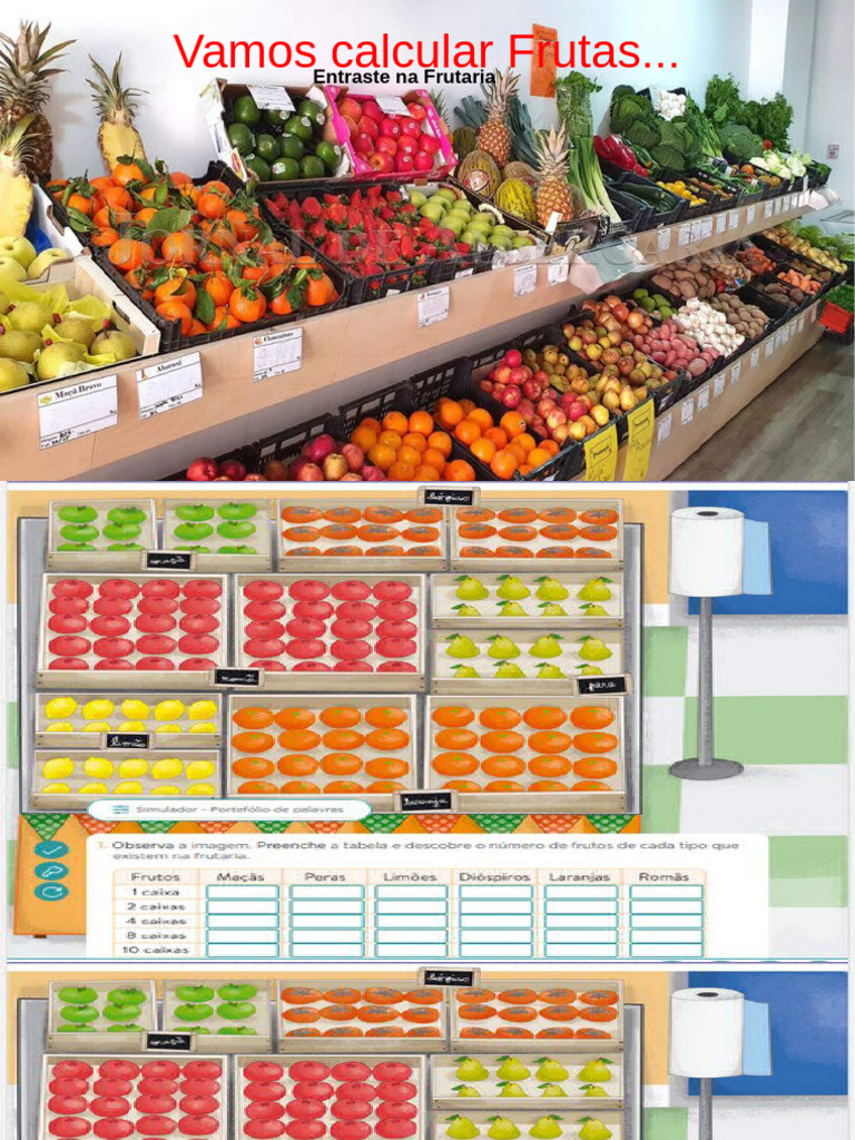 Frutaria-Ficha de Trabalho | PDF