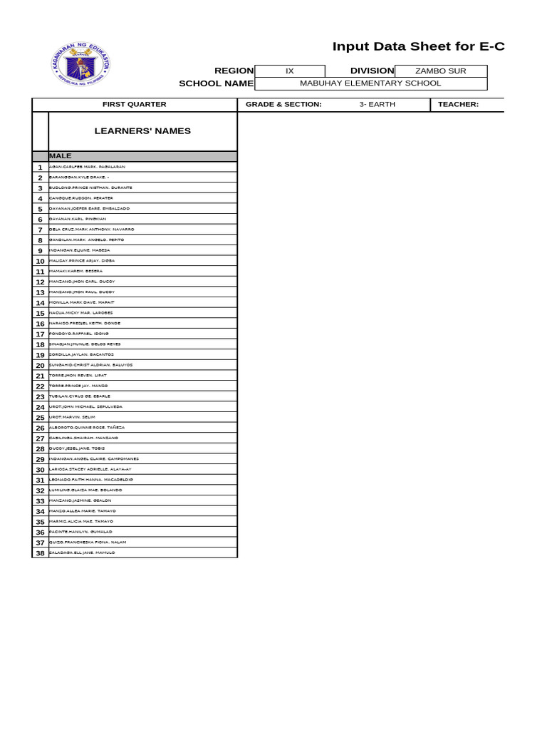 Grade 3_1st Quarter | PDF