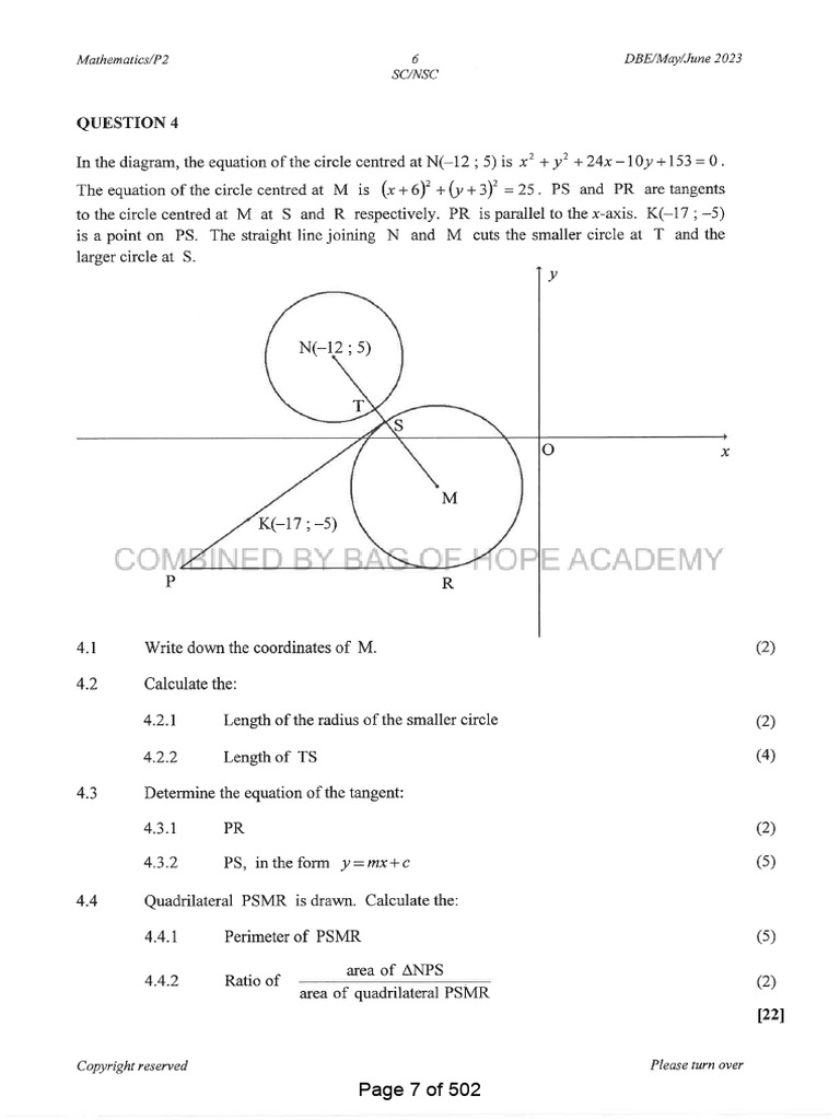 Mathematics Past Papers p2 Mid Question | PDF