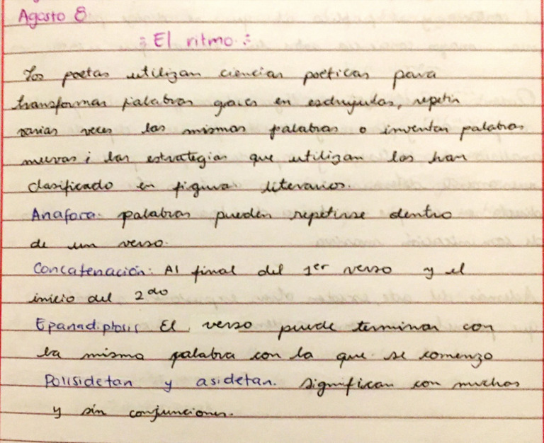 Clase de Español Sobre El Ritmo | PDF
