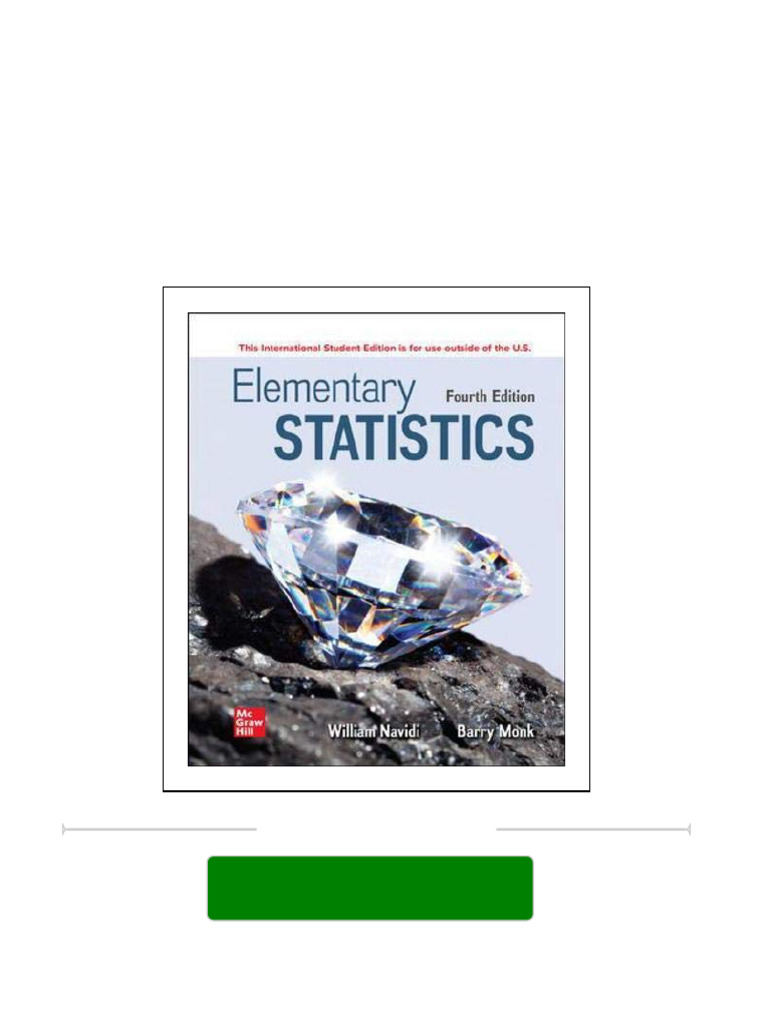 Navidi, W: ISE Elementary Statistics 4TH Edition Edition William Navidi ...