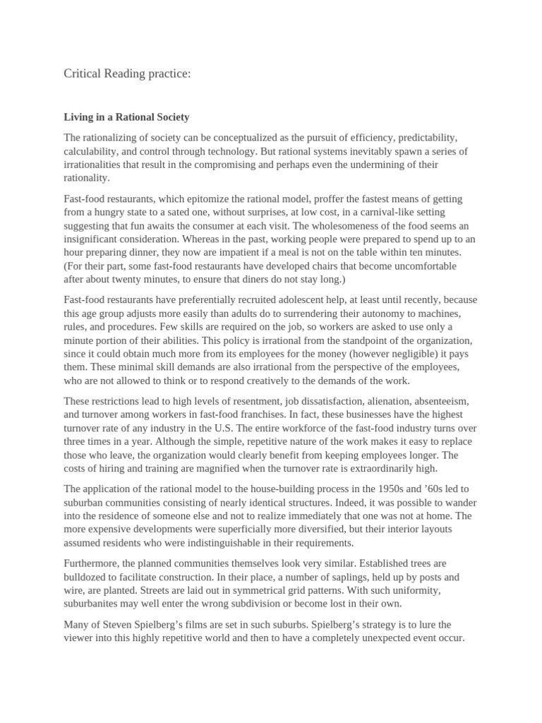 CARS Practice Questions (Khan Academy) | PDF