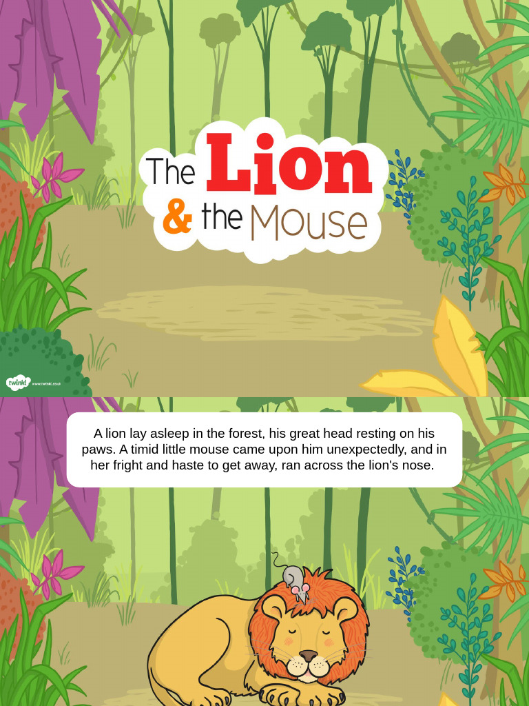 T T 14251 The Lion and The Mouse Powerpoint | PDF