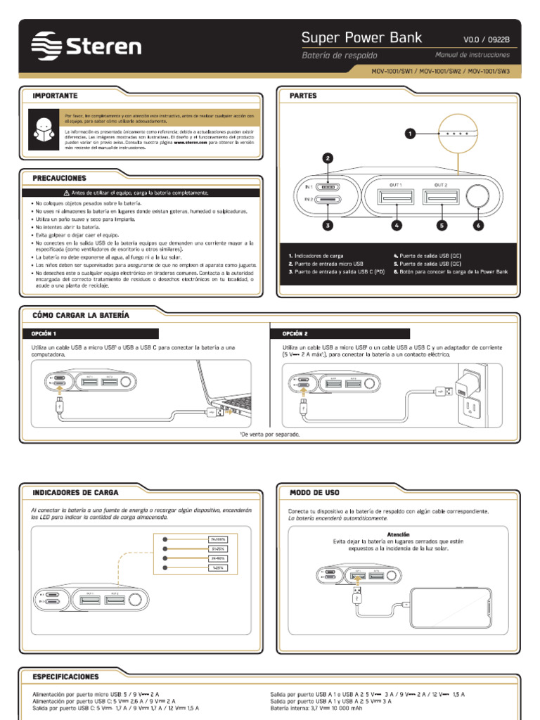 MOV 1001 SW1 Instr | PDF