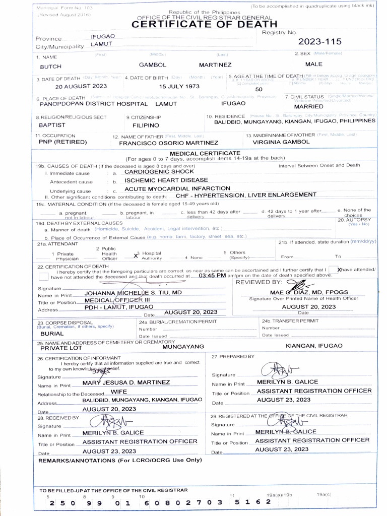 Request of Alvin Joseph MApoy Posted at Freedom of Information (FOI) e ...