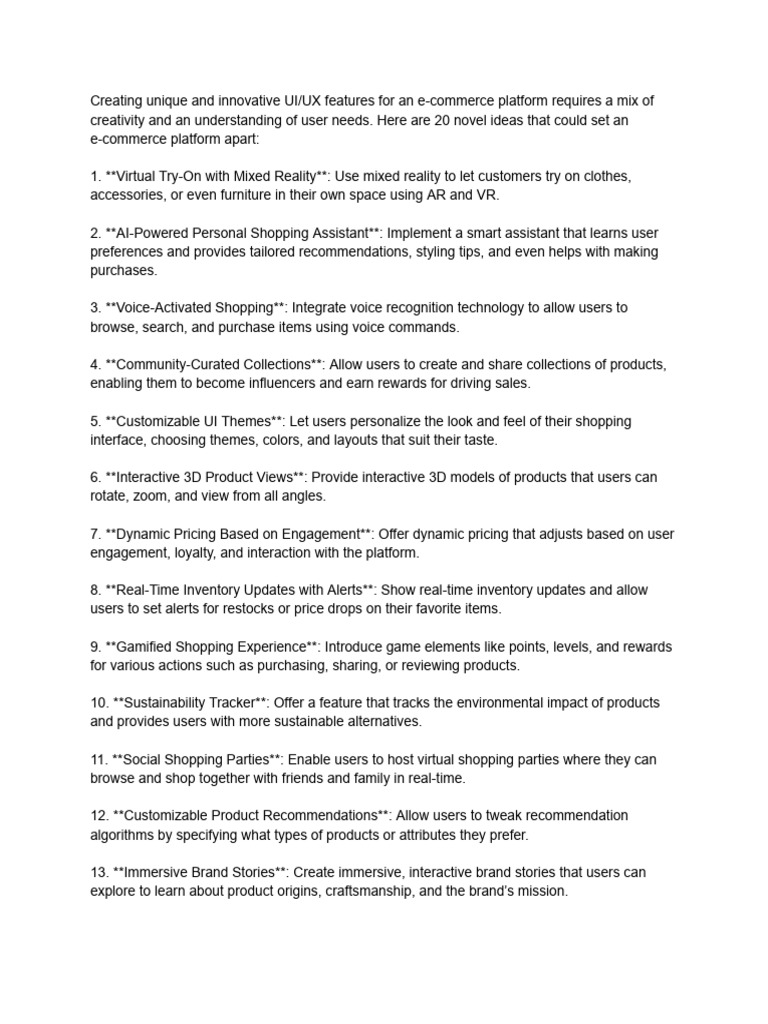 Brainstorming New UI - UX | PDF Brainstorming New UI - UX | PDF