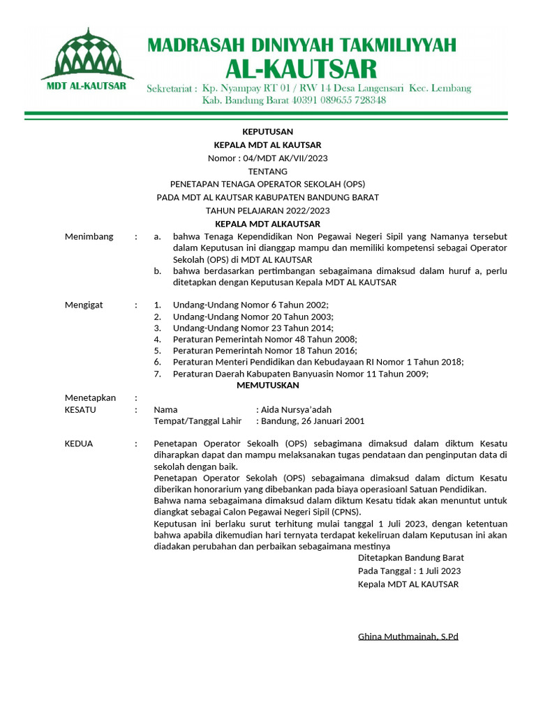 SK Operator | PDF