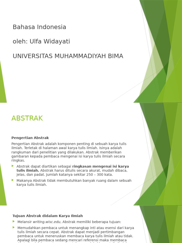 Materi Abstrak | PDF