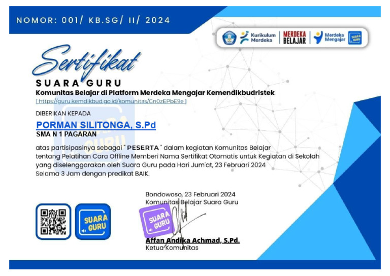 PORMAN SILITONGA, S.PD | PDF