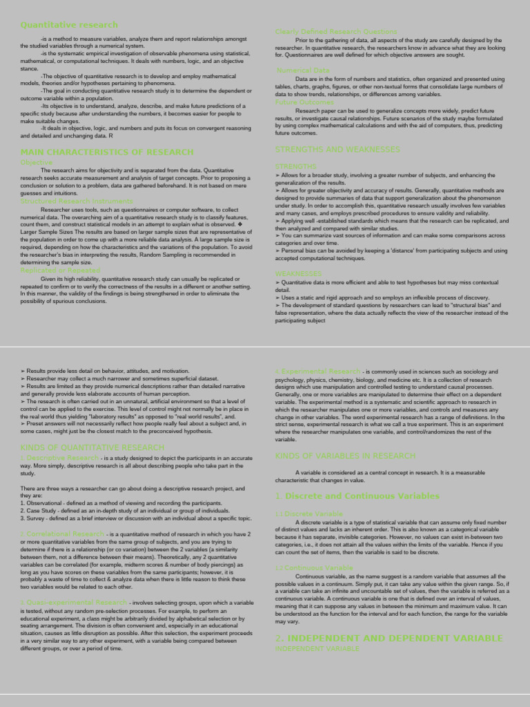 PRACTICAL RESEARCH 2 NOTES | PDF